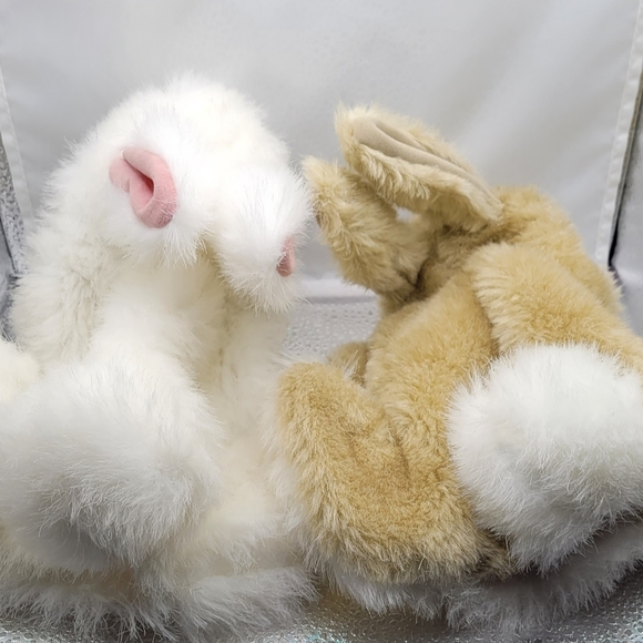 Furry Folk Puppets | Toys | Vintage Furry Folk Hand Puppets Bunny ...
